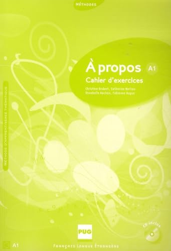 Buy A propos A1 : Cahier d'exercices (1CD audio) Book Online at Low ...