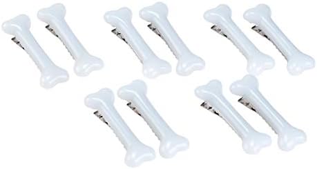 Amazon.com : 10PCS Dog Bone Hair Clips Decorative Side Band Clips ...