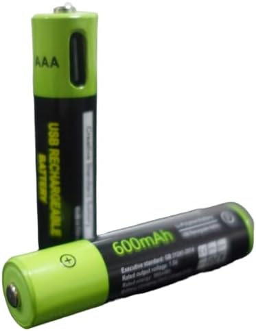 USB Micro 1.5V AAA batería Pilas Recargables de Iones de Litio 600mah ...