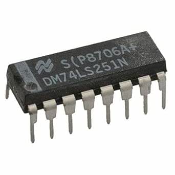 74LS251 Data Selector or Multiplexer IC With 3-State Output (Pack of 3) 74 LS 251 Multiplexer IC ...