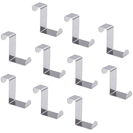 Amazon.com: Ogrmar 10PCS Stainless Steel Z Shape Reversible Utility ...
