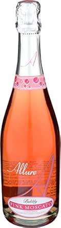 Allure Moscato, Pink Moscato, 750 mL, 11% ABV at Amazon's Wine Store