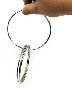 Amazon.com: SUMAG Metal Linking Ring 4 Rings Set Magic Tricks Stage ...