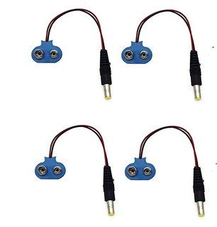 Zbotic Battery Snapper Connector 9V Dc(Pack of 4) : Amazon.in: Home ...