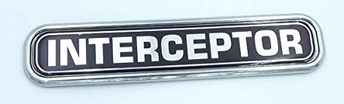 Amazon.com: Interceptor Police Chrome Emblem 3D auto Decal car Bike ...