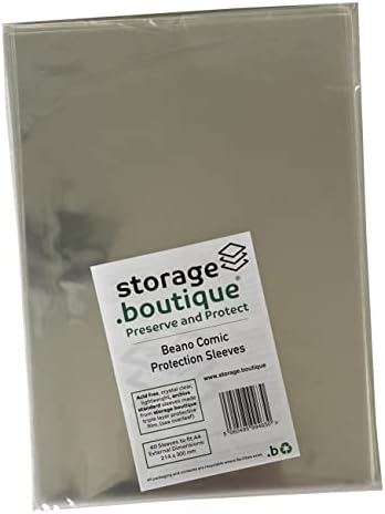 .boutique, Storage.boutique Beano Comic Protection Sleeves, Size 1, A4 ...