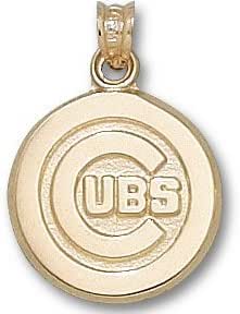 Amazon.com: Chicago Cubs 10K Gold Pendant : Sports & Outdoors