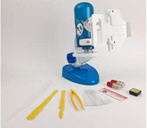 Amazon.co.jp: Microscope Quick Switch 600X Smartphone Microscope Blue ...