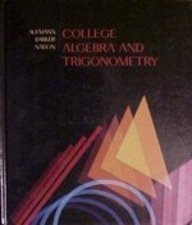 College Algebra and Trigonometry: Aufmann, Richard N.: 9780395380963 ...