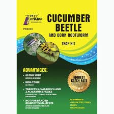 Amazon.com : Pest Wizard Cucumber Beetle and Corn Rootworm Trap Kit - 2 ...
