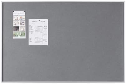 Bi-Office New Generation Grey Felt Notice Board, 120 x 90 cm, Aluminium ...