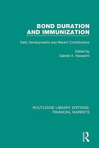 Amazon.com: Bond Duration and Immunization: Early Developments and ...