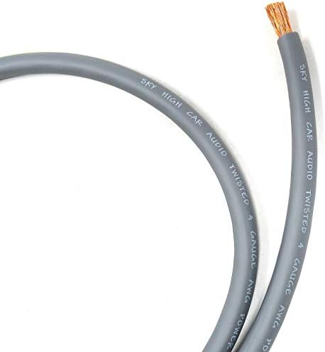 Amazon.com: OFC 4 Gauge AWG Green Power Ground Wire Sky High Car Audio ...