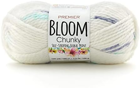 Amazon.com: Premier Yarns Bloom DK Weight Yarn, Self-Patterning Yarn ...