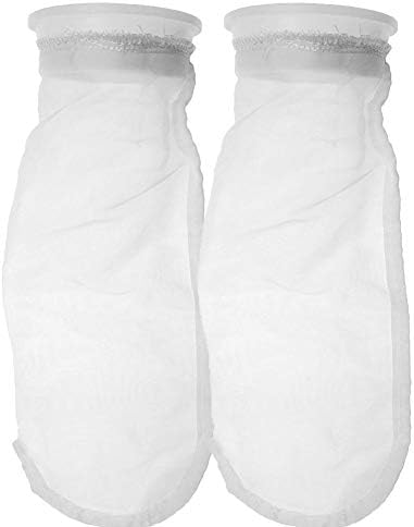 Honritone Nylon Mesh Filter Socks 4 Inch Ring 50/100 / 200/300 Micron - by 15 Inch Long ...