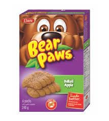 Amazon.com: Dare Bear Paws Baked Apple Soft Snack Cookies, 240g/8.5oz ...