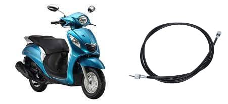 WHEEL DRIVE Compatible with Yamaha Fascino 113Cc Speedometer Cable 2015 ...