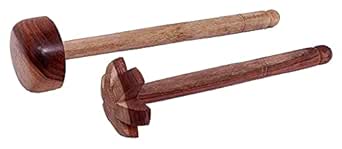Crafts Collection Store Wooden Hand Masher & Hand Mixer for Kitchen ...