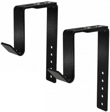 Amazon.com: Adjustable Heavy-Duty Single Hook Bracket – Reinforced ...