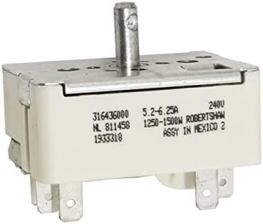 Amazon.com: PER001-12 D Range Stove Dual Element Burner Switch PER001 ...