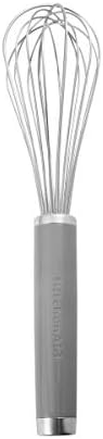 Amazon.com: KitchenAid Classic Utility Whisk, One Size, Gray, 10.5-Inch ...