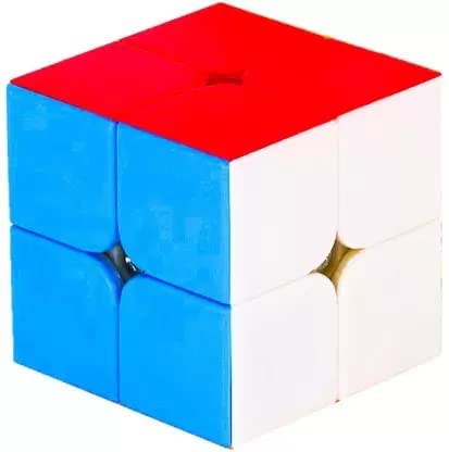 Khyali® Speed Cube 2x2 High Speed Stickerless Magic 2x2x2 Brainstorming ...