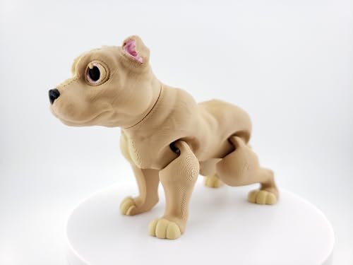 Amazon.com: Loyal Guardian Pitbull - 3D Printed Articulated Dog ...