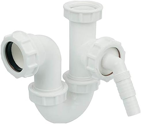 Appliance Waste Trap Half P Trap 40mm Washing Machine Drain Hose Spigot ...