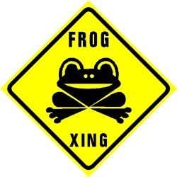 Amazon.com: Texsign Frog Crossing Sign * Street Amphi Animal : Home ...