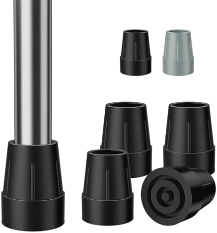 Amazon.com: supregear 1" Rubber Cane Tips, 1-in Heavy Duty Replacement ...