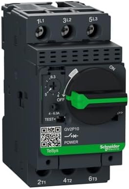 Schneider Electric Gv2p10 Motor Circuit Breaker 600Vac 6.3Amps Iec ...