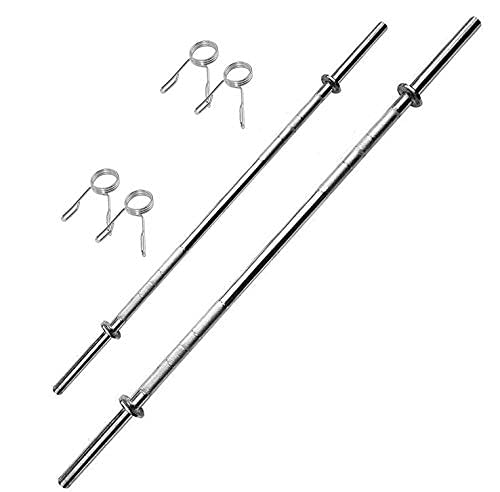 KEYWAYS Weight Lifting Rod, Gym Rod, Chrome Plated Steel Gym Rod, Rods ...