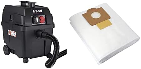 Trend T35A Dust Extractor 1400W Class M Air Filtration System & T35/1/5 ...