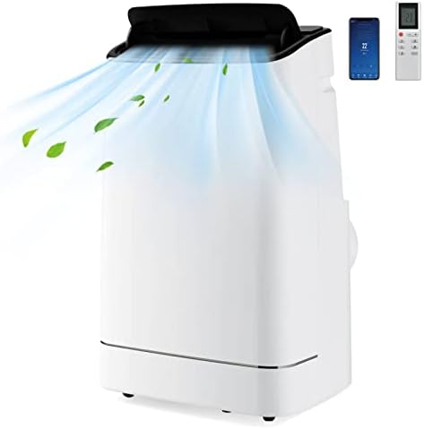 GiantexUK 18000BTU Portable Air Conditioner, 4-In-1 Mobile AC Unit ...