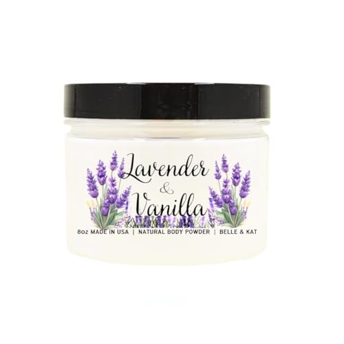 Amazon.com: Lavender & Vanilla Scented - Body Dusting Powder for Men ...
