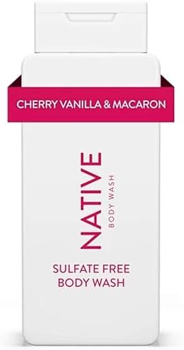 Amazon.com : Native Body Wash - Cherry & Vanilla Macaron - Liquid Soap ...