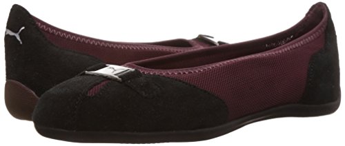 Buy Puma Women's Saba Ballet DP Zinfandel-Black-Puma Silver Ballet ...