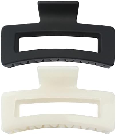 Amazon.com : 12 Pack Large Claw Clips for Thick Hair, 4inch Rectangle ...