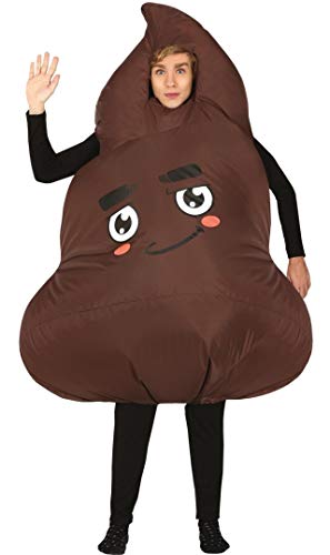 FIESTAS GUIRCA, S.L. Inflatable Poop Emoji Costume for Adults – BigaMart