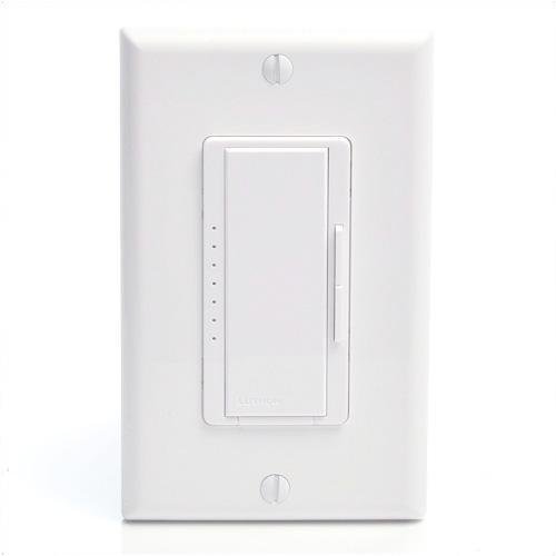Lutron MACL-153M-WH Dimmer, Maestro, CFL/LED/Incandescent/Halogen, 150 ...