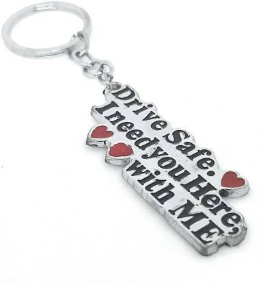 Jainson Martin Stainless Steel Drive Safe Key Chain : Amazon.in: Car ...