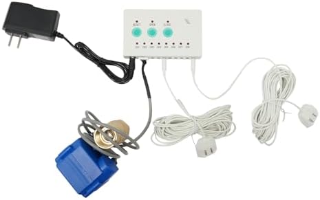 Water Leak Detector with Shutoff Valve,Sensors and LED Alarm Indicator ...