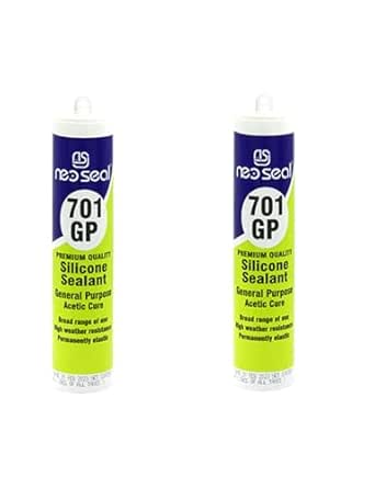 NEOSEAL Silicone Sealant -701 GP CLEAR (Pack of 2) : Amazon.in ...