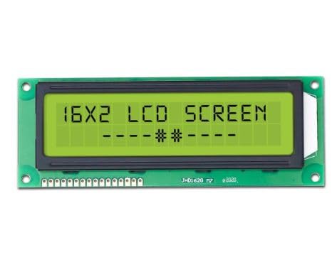 16x2 Yellow/Green color DC 5V Character LCD display module : Amazon.in ...