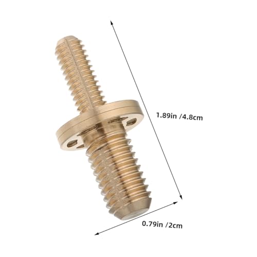 FAVOMOTO 2pcs Brass Pool Cue Joint Screws Fit Billiard Cue Joint Parts ...