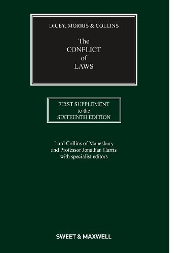 Dicey, Morris & Collins on the Conflict of Laws : Collins, Lawrence ...