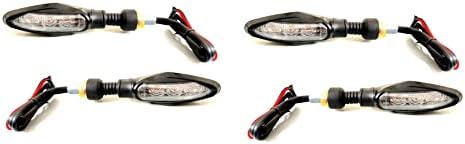 A2D® 17664 Bike Tri-LED Sleek Amber Super Bright LED Indicators Set of ...