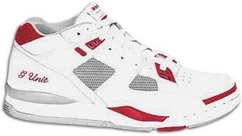 Amazon.com: Reebok Big Kids G Unit GXT (talla 05.5, blanco/gris/rojo ...