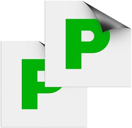 ARVO 2 Pack Magnetic P Plates for Cars – Strong & Thick Learner Plates ...