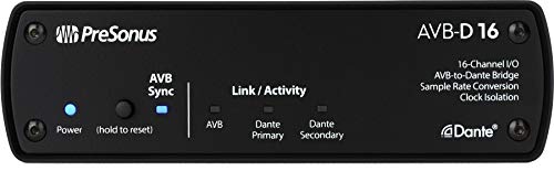 Snapklik.com : AVB-D16 16x16 AVB-to-Dante Bridge